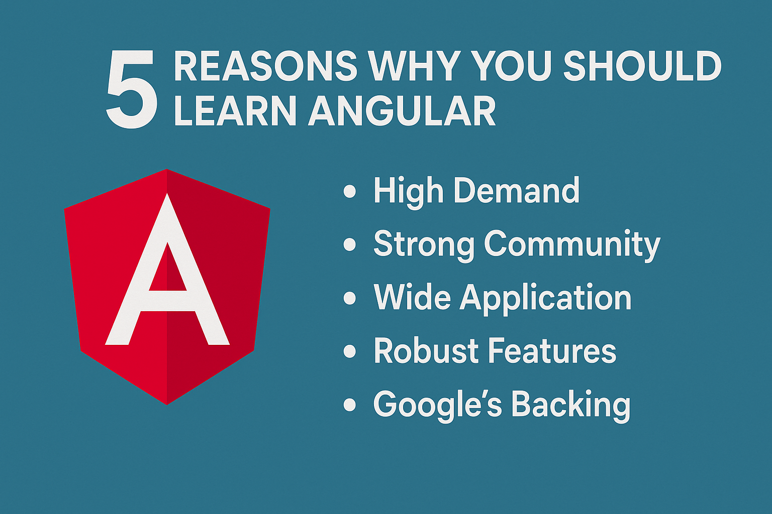 5 Reasons why you should learn Angular - Web Design Course in Topsia ...